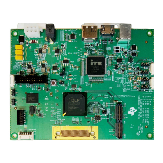 TEXAS INSTRUMENTS DLP LIGHTCRAFTER SINGLE DLPC900 USER MANUAL Pdf ...