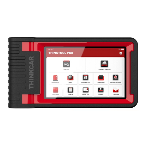 THINKCAR THINKTOOL PD8 MANUAL Pdf Download | ManualsLib