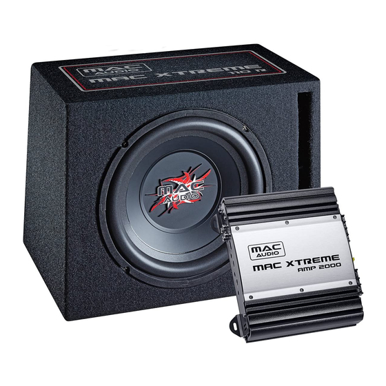 MAC AUDIO MICRO X 2000 OWNER'S MANUAL Pdf Download | ManualsLib