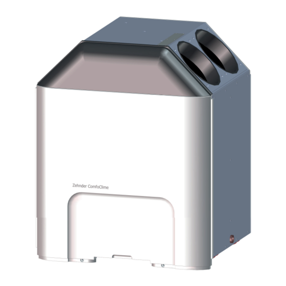 ZEHNDER RITTLING COMFOCLIME 24 INSTALLER MANUAL Pdf Download | ManualsLib