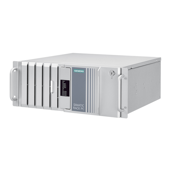 SIEMENS SIMATIC IPC547J QUICK INSTALL MANUAL Pdf Download | ManualsLib