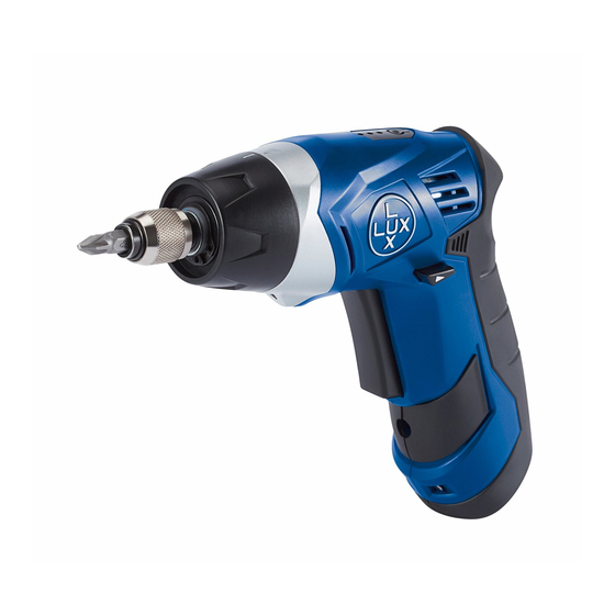 LUX TOOLS ABS-3,6 LI ORIGINAL INSTRUCTIONS MANUAL Pdf Download | ManualsLib