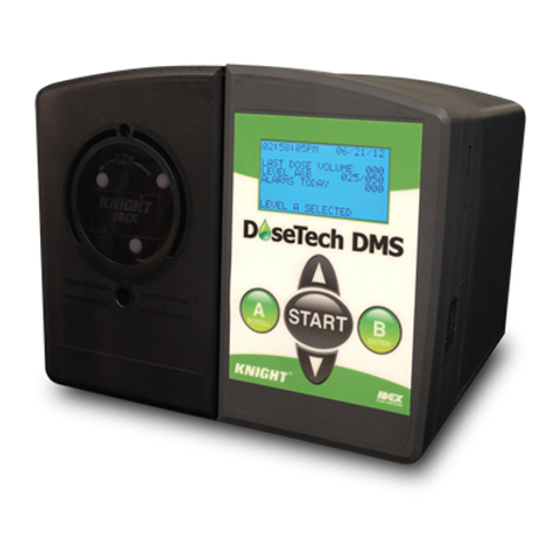 IDEX KNIGHT DOSETECH DMS INSTRUCTION MANUAL Pdf Download | ManualsLib