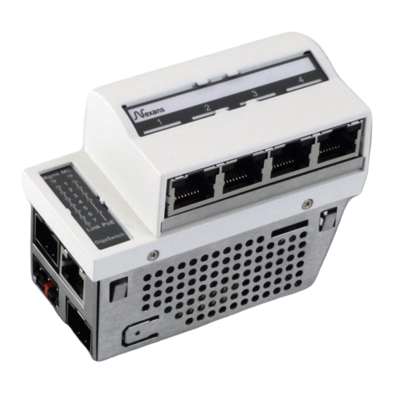 NEXANS GIGASWITCH V5 TP(PSE+) SFP-2VI 54VDC IND USER MANUAL Pdf ...