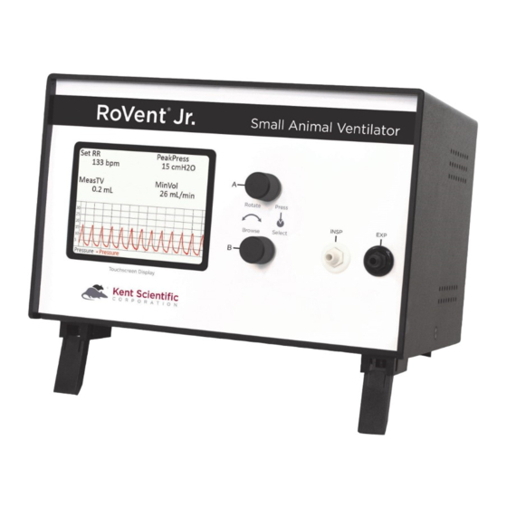 KENT SCIENTIFIC ROVENT JR. USER MANUAL Pdf Download | ManualsLib