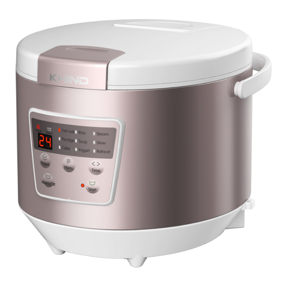 KHIND RCM18 INSTRUCTION MANUAL Pdf Download | ManualsLib