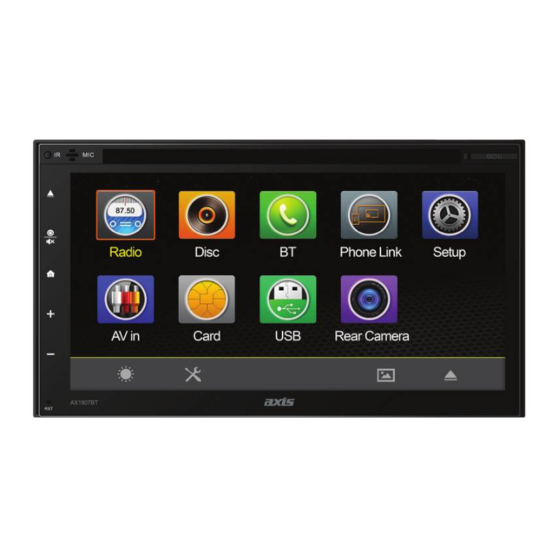 AXIS AX1807BT INSTALLATION MANUAL Pdf Download | ManualsLib