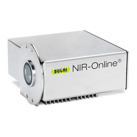 BUCHI NIR-ONLINE X-ONE OPERATION MANUAL Pdf Download | ManualsLib