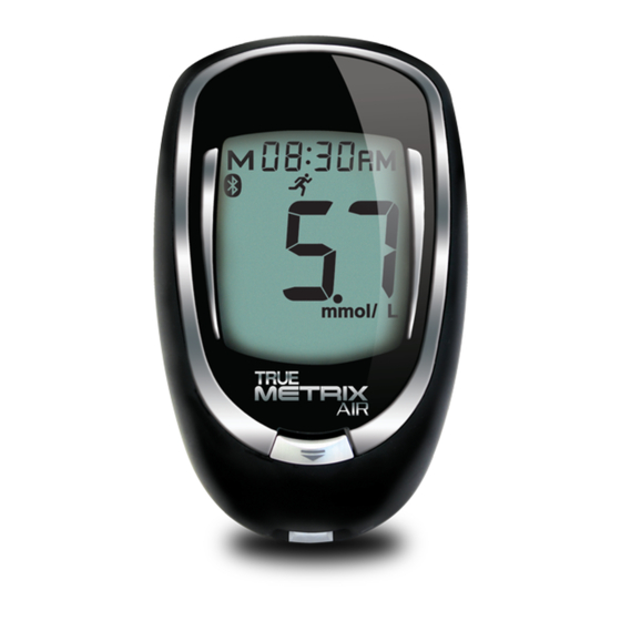 SINOCARE TRUE METRIX AIR MANUAL Pdf Download | ManualsLib