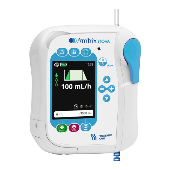 FRESENIUS KABI AMBIX NOVA INSTRUCTIONS FOR USE MANUAL Pdf Download | ManualsLib