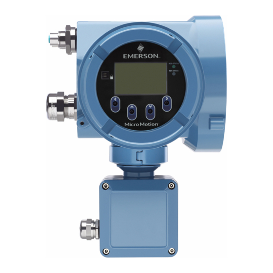 EMERSON MICRO MOTION 5700 INSTRUCTION MANUAL Pdf Download | ManualsLib