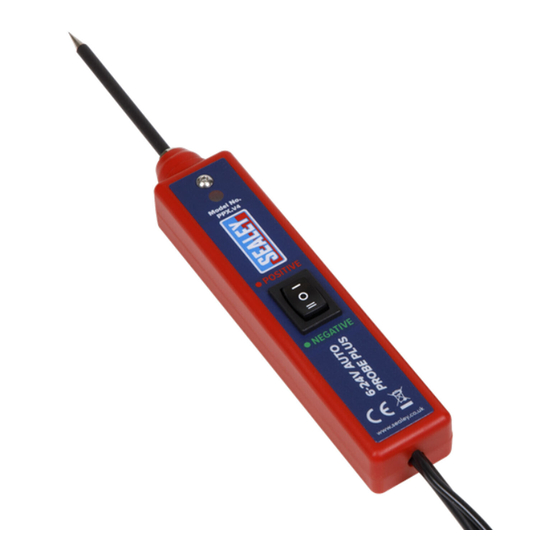 SEALEY 6-24V AUTO PROBE PLUS QUICK START MANUAL Pdf Download | ManualsLib