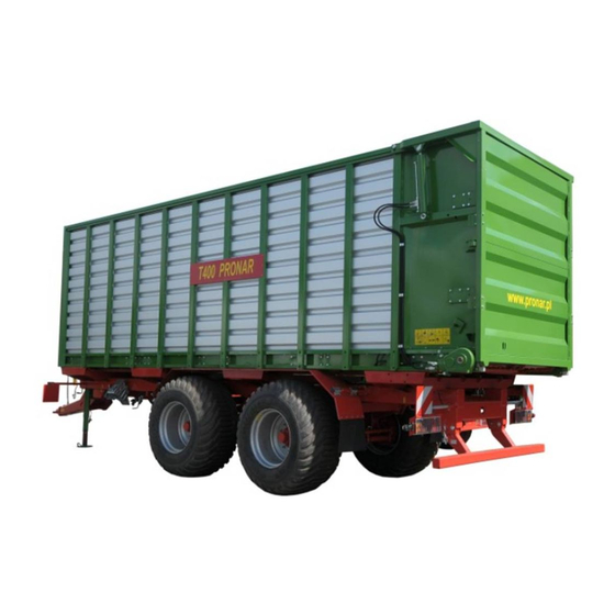 PRONAR T400 OPERATOR'S MANUAL Pdf Download | ManualsLib