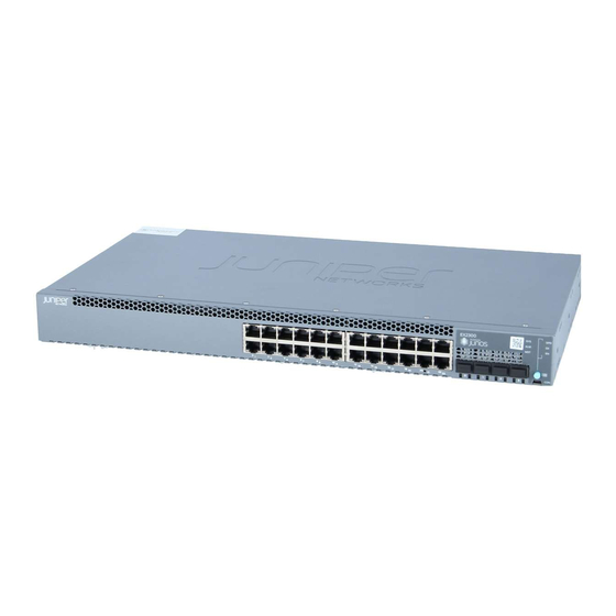 JUNIPER EX2300-24P QUICK START Pdf Download | ManualsLib