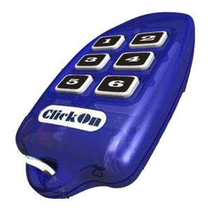 CLICKON CL-KEY-06 REMOTE CONTROL QUICK START MANUAL | ManualsLib