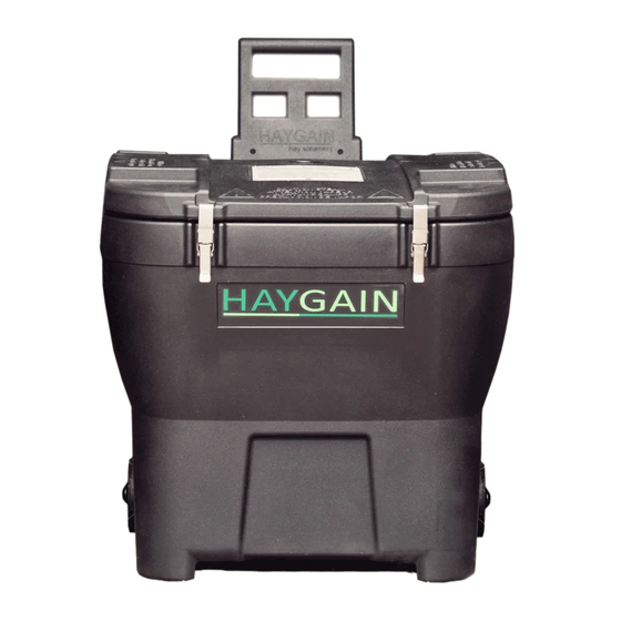 HAYGAIN HG ONE USER MANUAL Pdf Download | ManualsLib