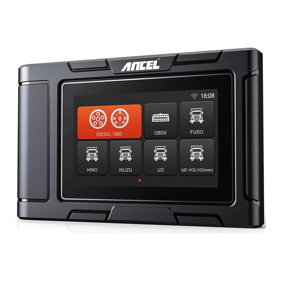 ANCEL HD SERIES MANUAL Pdf Download | ManualsLib