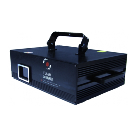 FLASH LASER 1000MW RGB II EV. USER MANUAL Pdf Download | ManualsLib
