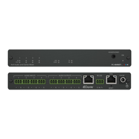 KRAMER FC-404NETXL USER MANUAL Pdf Download | ManualsLib