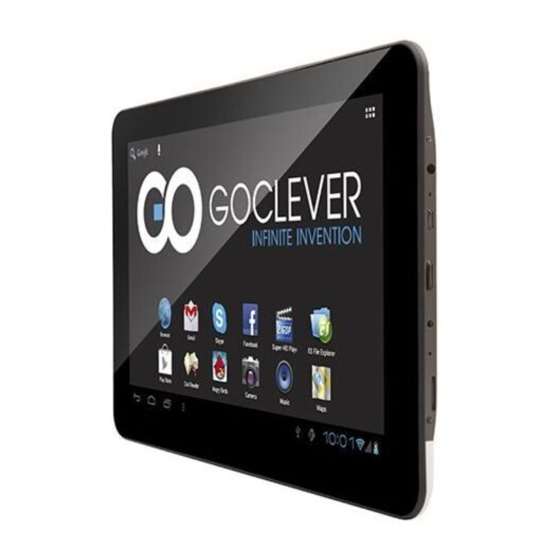GOCLEVER TAB R106 OWNER'S MANUAL Pdf Download | ManualsLib