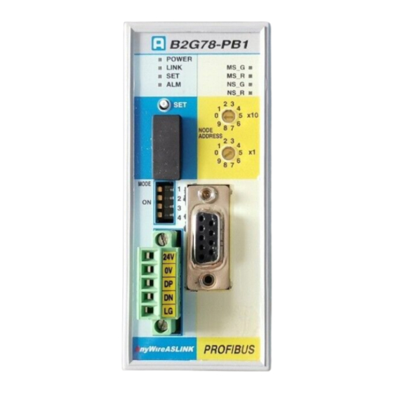 ANYWIRE ASLINK B2G78-PB1 USER MANUAL Pdf Download | ManualsLib