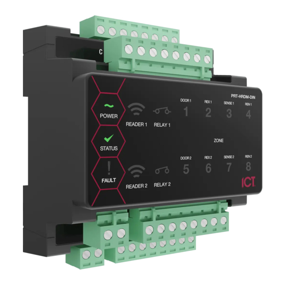 ICT PRT-HRDM-DIN INSTALLATION MANUAL Pdf Download | ManualsLib