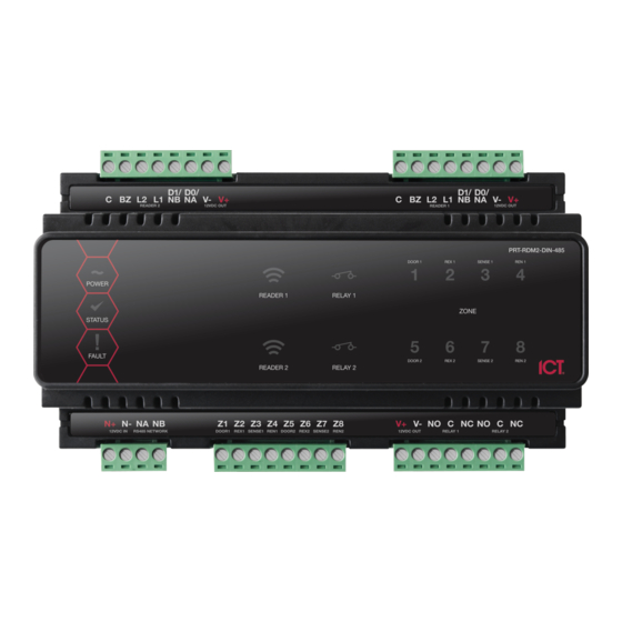 ICT PRT-RDM2-DIN-485 INSTALLATION MANUAL Pdf Download | ManualsLib