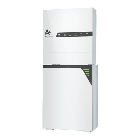 ALPHA ESS SMILE-T10-HV INSTALLATION MANUAL Pdf Download | ManualsLib