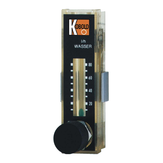 KOBOLD KSV SERIES OPERATING INSTRUCTIONS MANUAL Pdf Download | ManualsLib