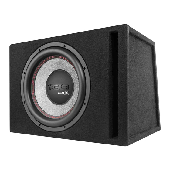 DS18 GEN-X112LD OWNER'S MANUAL Pdf Download | ManualsLib