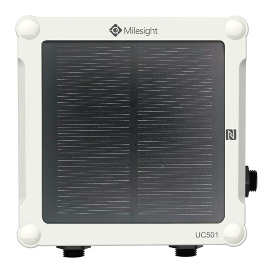 MILESIGHT LORAWAN UC50 SERIES USER MANUAL Pdf Download | ManualsLib