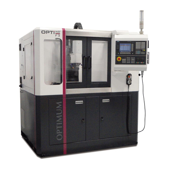 OPTIMUM OPTIMILL F3 OPERATING MANUAL Pdf Download | ManualsLib