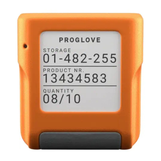 PROGLOVE MARK DISPLAY QUICK START MANUAL Pdf Download | ManualsLib
