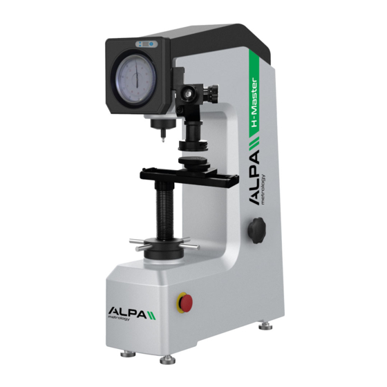 ALPA H-MASTER LB151AU MANUAL Pdf Download | ManualsLib