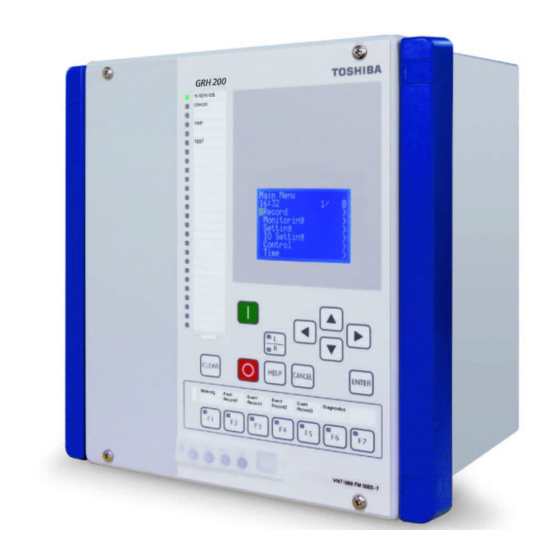 TOSHIBA GR 200 SERIES INSTRUCTION MANUAL Pdf Download | ManualsLib
