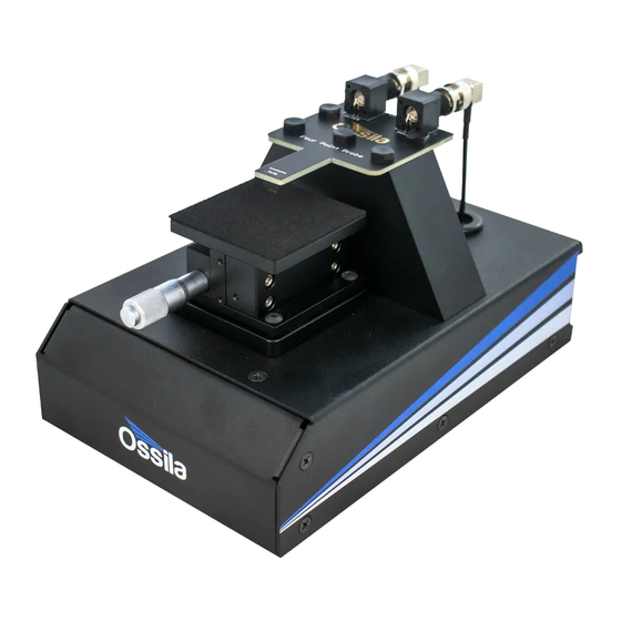 OSSILA FOUR-POINT PROBE USER MANUAL Pdf Download | ManualsLib