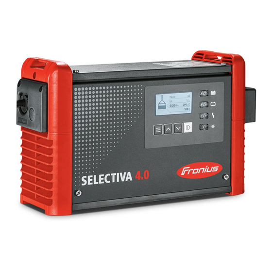 FRONIUS SELECTIVA 4.0 2040 OPERATING INSTRUCTIONS MANUAL Pdf Download | ManualsLib