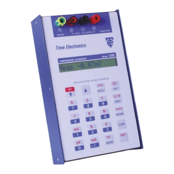 TIME ELECTRONICS 1090 USER MANUAL Pdf Download | ManualsLib