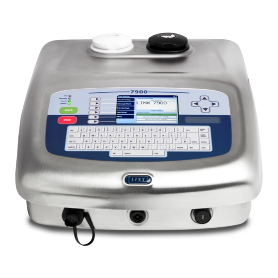 LINX 7900 MANUAL Pdf Download | ManualsLib