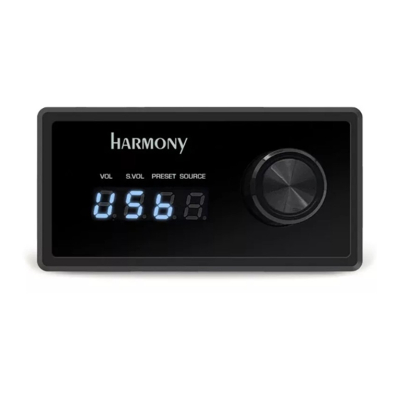 HARMONY HB 46 ADSP QUICK MANUAL Pdf Download | ManualsLib