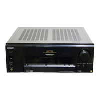 SONY STR-DA777ES SERVICE MANUAL Pdf Download | ManualsLib