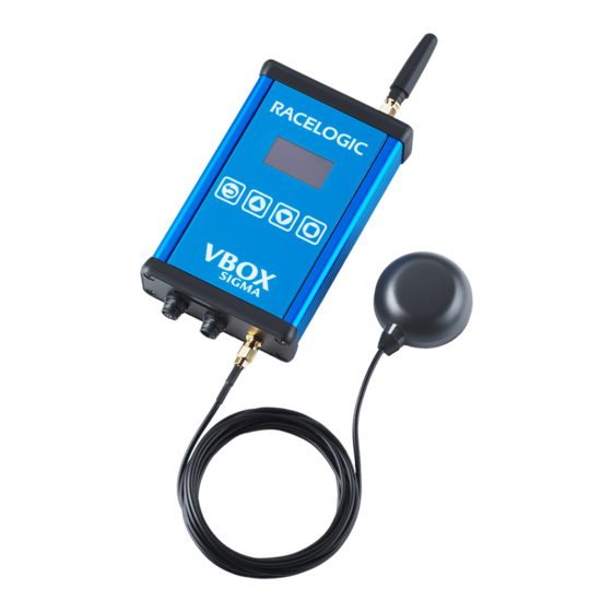 RACELOGIC VBOX SIGMA QUICK START MANUAL Pdf Download | ManualsLib