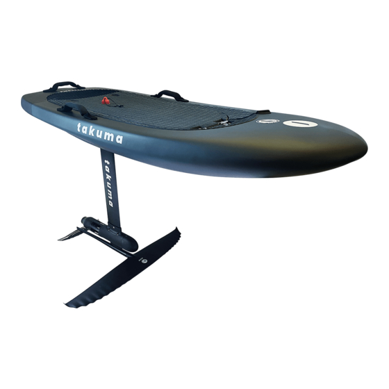 TAKUMA E-FOIL JET USER MANUAL Pdf Download | ManualsLib