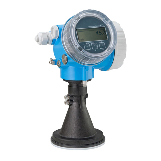 ENDRESS+HAUSER HART MICROPILOT FMR50 BRIEF OPERATING INSTRUCTIONS Pdf ...