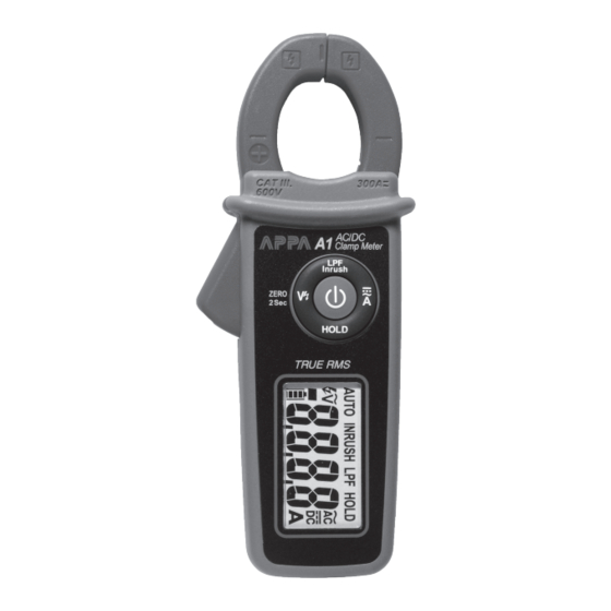 APPA A1 USER MANUAL Pdf Download | ManualsLib