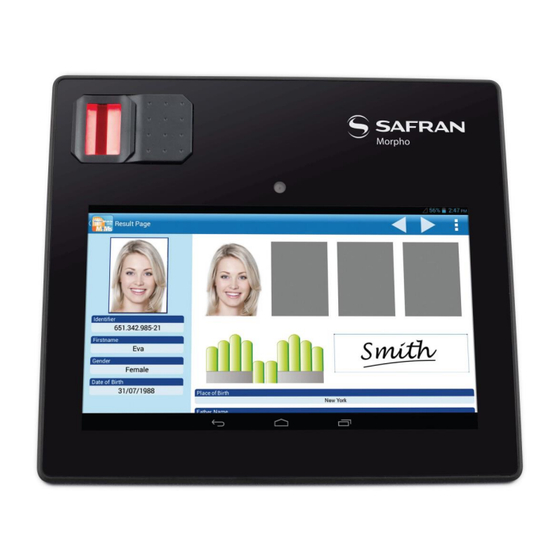 MORPHO SAFRAN USER MANUAL Pdf Download | ManualsLib