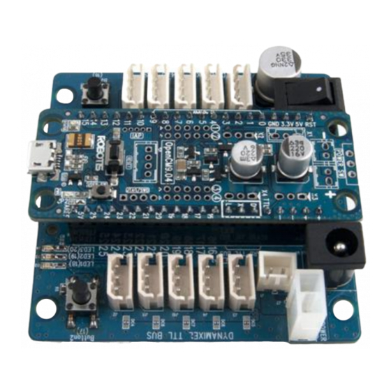 ROBOTIS OPENCM 485 MANUAL Pdf Download | ManualsLib