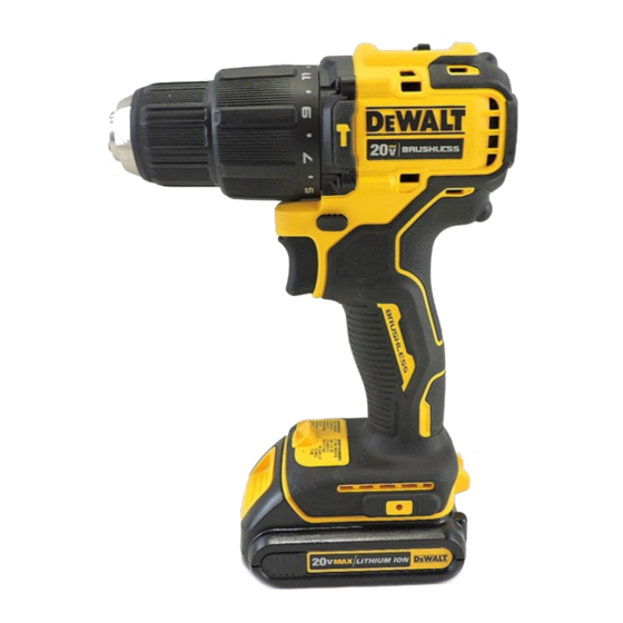 DEWALT DCD709 INSTRUCTION MANUAL Pdf Download | ManualsLib