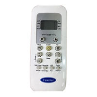 CARRIER RG56/BGEF-CA USER MANUAL Pdf Download | ManualsLib