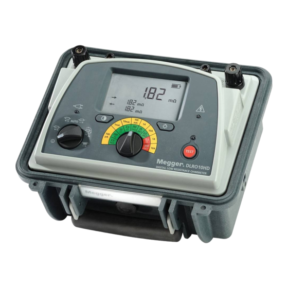 MEGGER 1006-603 USER MANUAL Pdf Download | ManualsLib